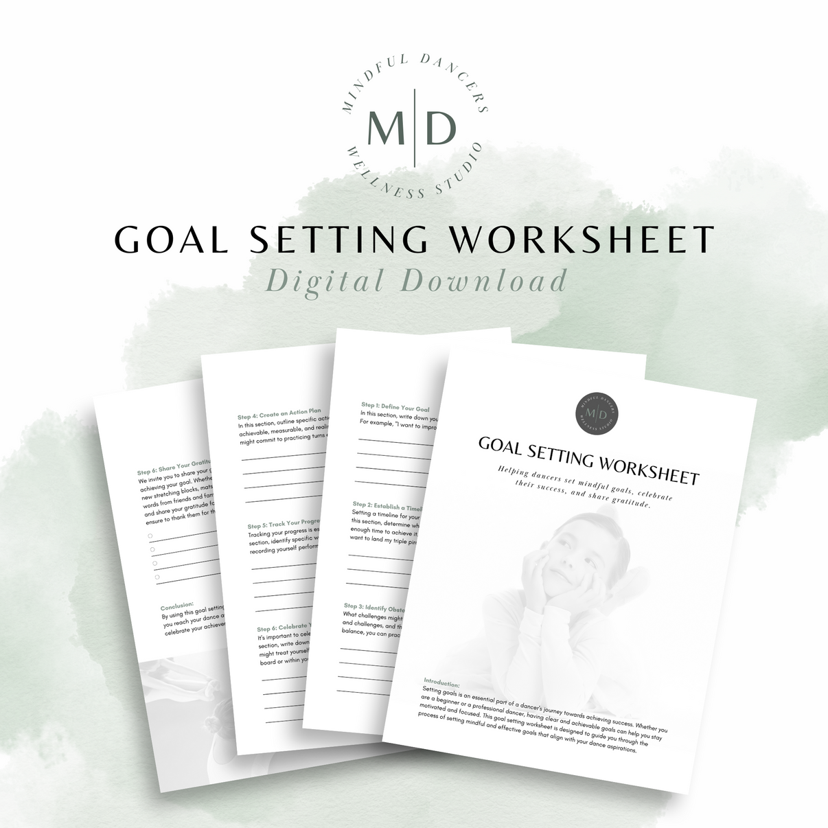 Mindful Goal Setting Worksheet – Mindful Dancers